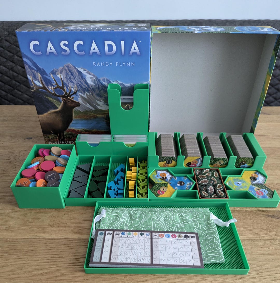 Cascadia + Landmarks Board Game 3D Printed Insert - Etsy