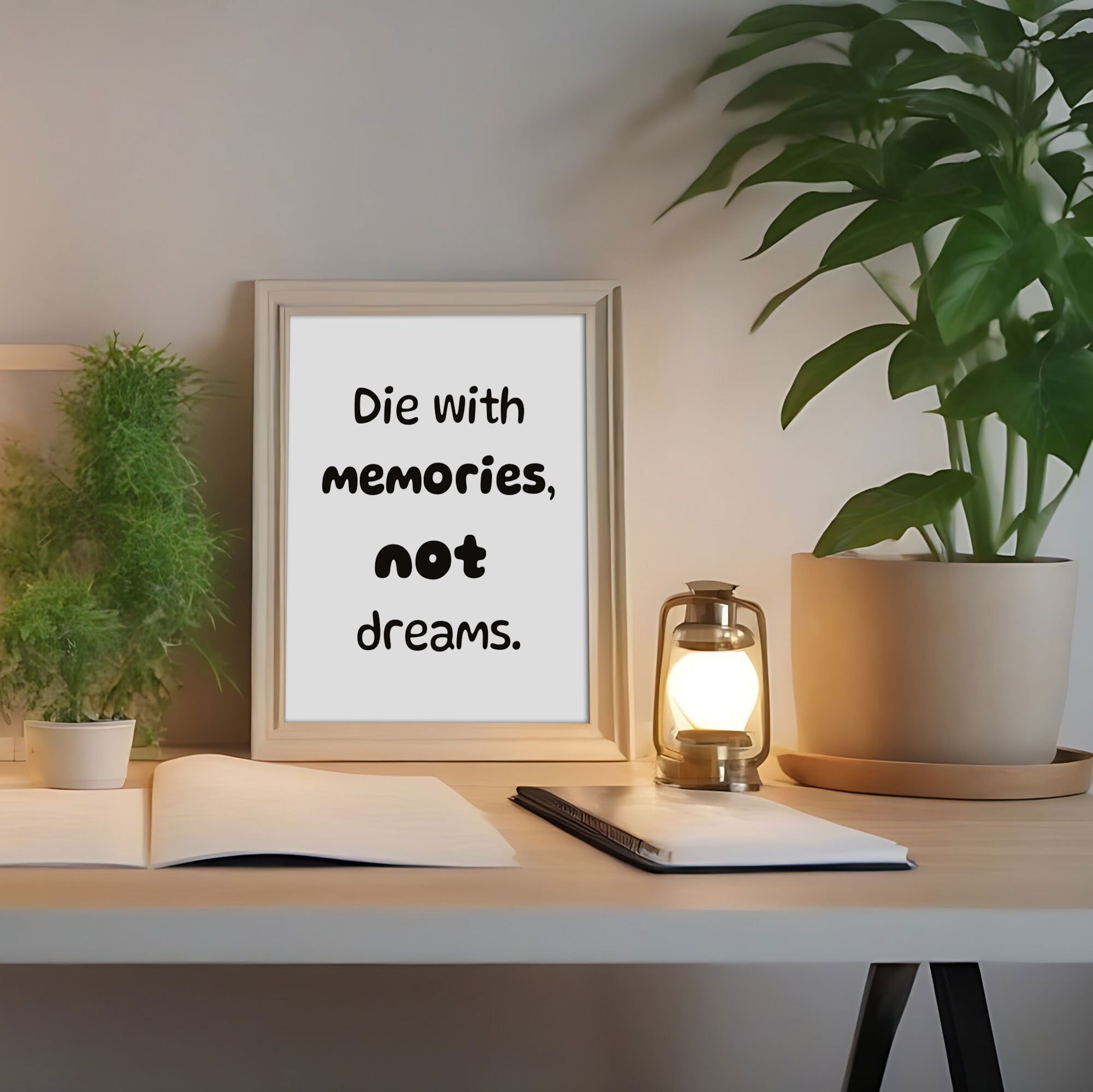 Memories, Quote Print, Inspirational Wall Art, Motivation, Printable ...