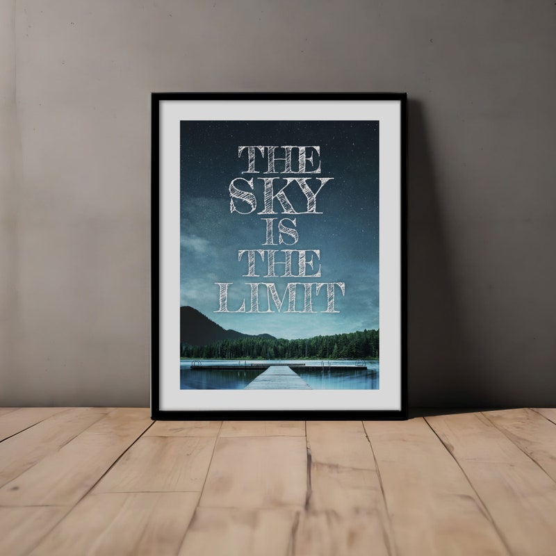 The Sky is the Limit - Etsy
