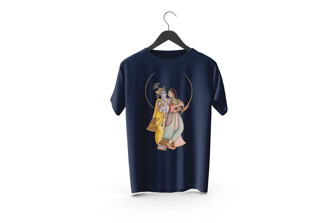 Lord Krishna Printed Patch Designed Tshirt Janmashtami Special Printed ...