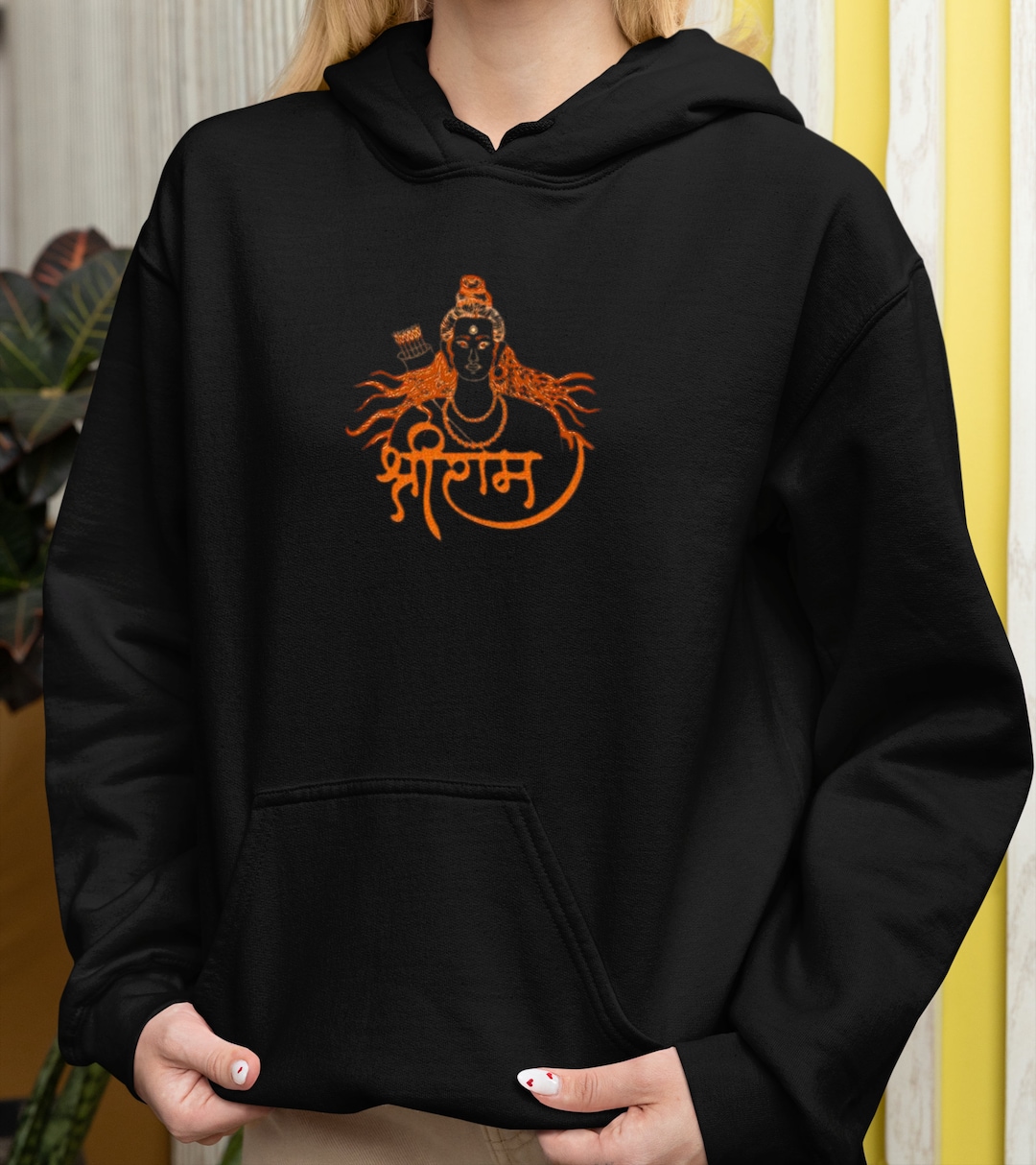 Jai Shree Ram, Ayodhya Ram, Gift Hoodie, Sri Ram Hoodie, Motivation ...