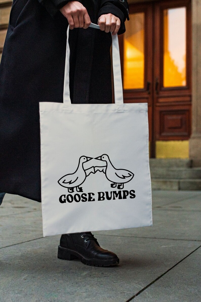 Goose Bump Tote Bag, Ecobag, Tote Bag, Perfect Gift, Goose Bump, Cute ...