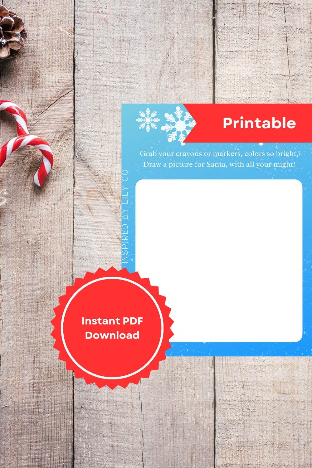 Letter to Santa Printable Christmas Printable Santa Checklist Letter to ...
