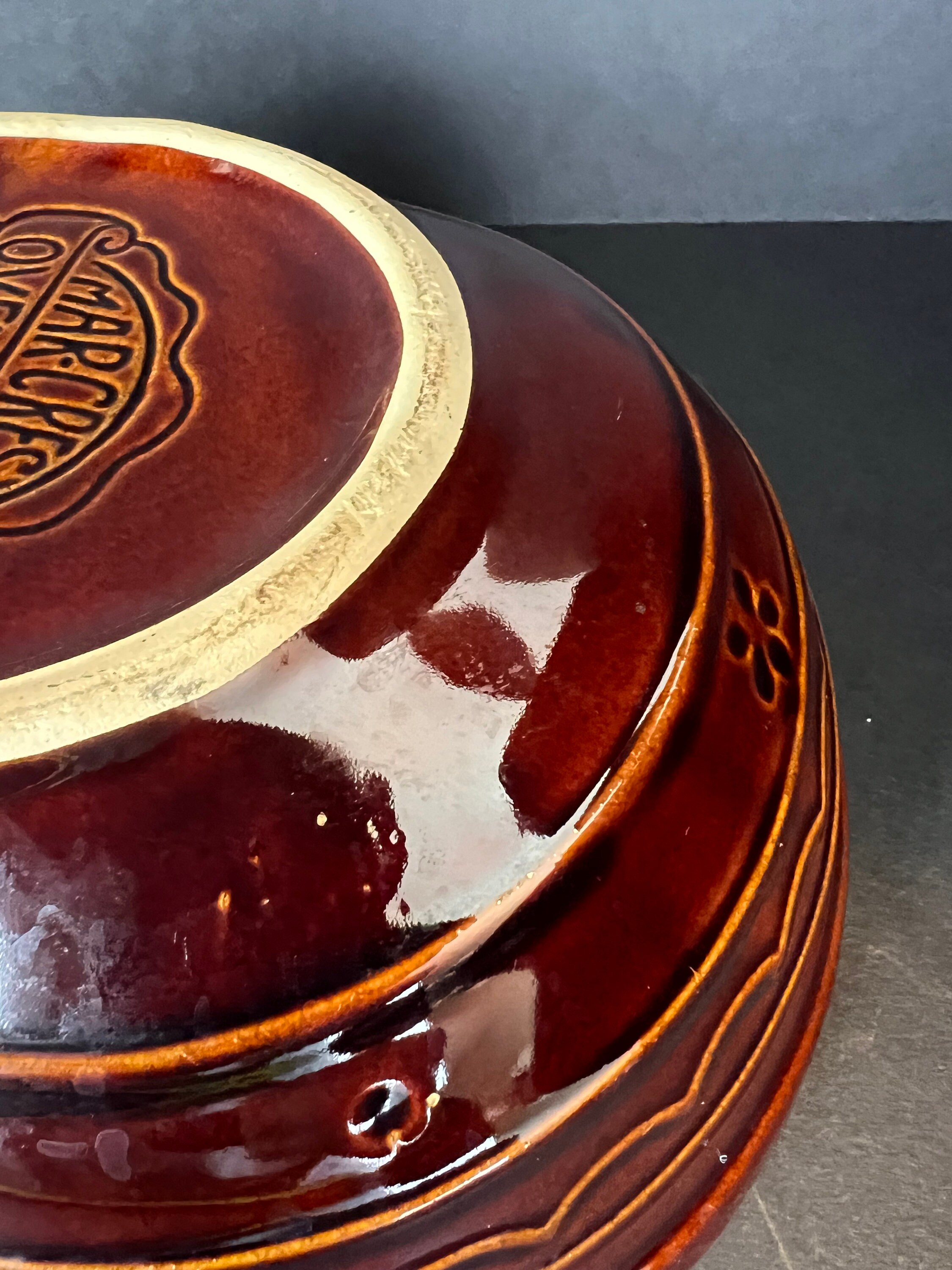 1950 Vintage MCM Marcrest Stoneware Daisy Dot 10in Divided Bowl - Etsy