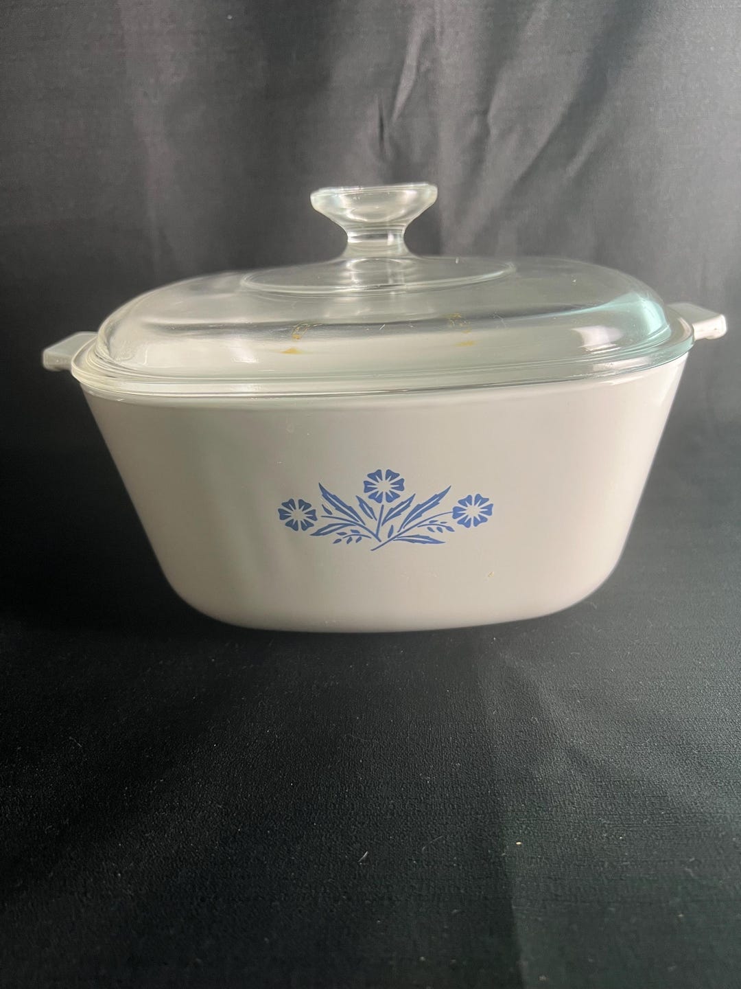 Vintage Corning Ware Pyroceram Blue Cornflower 2 1/2 Quart Casserole ...
