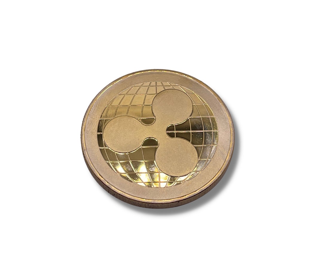 Ripple Collector's Gold Coin - XRP Physical Gold Coin, Cryptocurrency ...