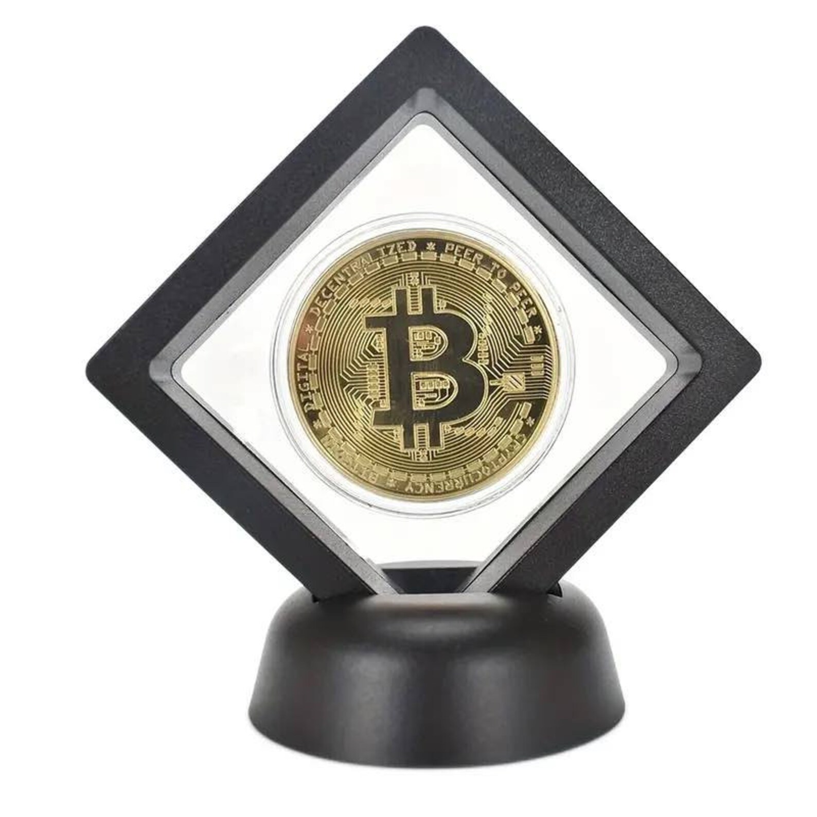 Limited Edition Gold Bitcoin Collectible, Perfect Gift for Crypto ...