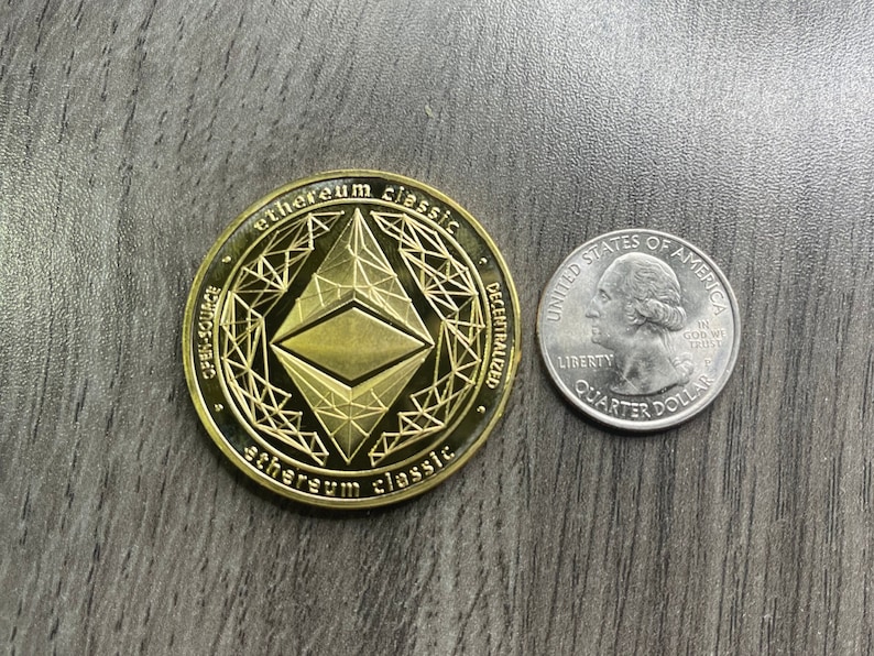 Exclusive Gold Ethereum Coin - Commemorative Physical Cryptocurrency ...