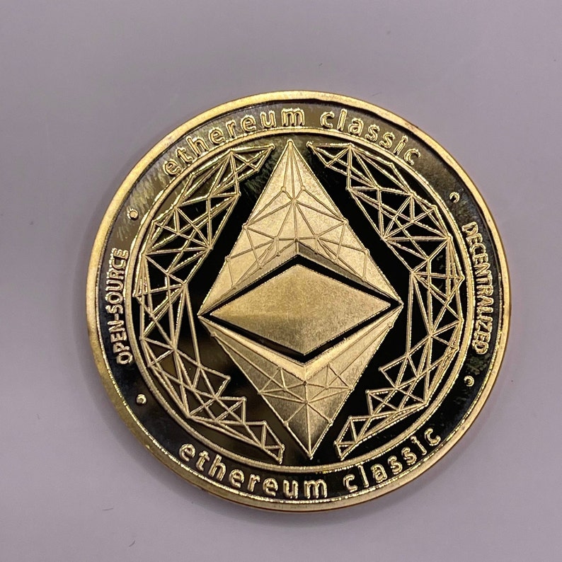 Exclusive Gold Ethereum Coin - Commemorative Physical Cryptocurrency ...