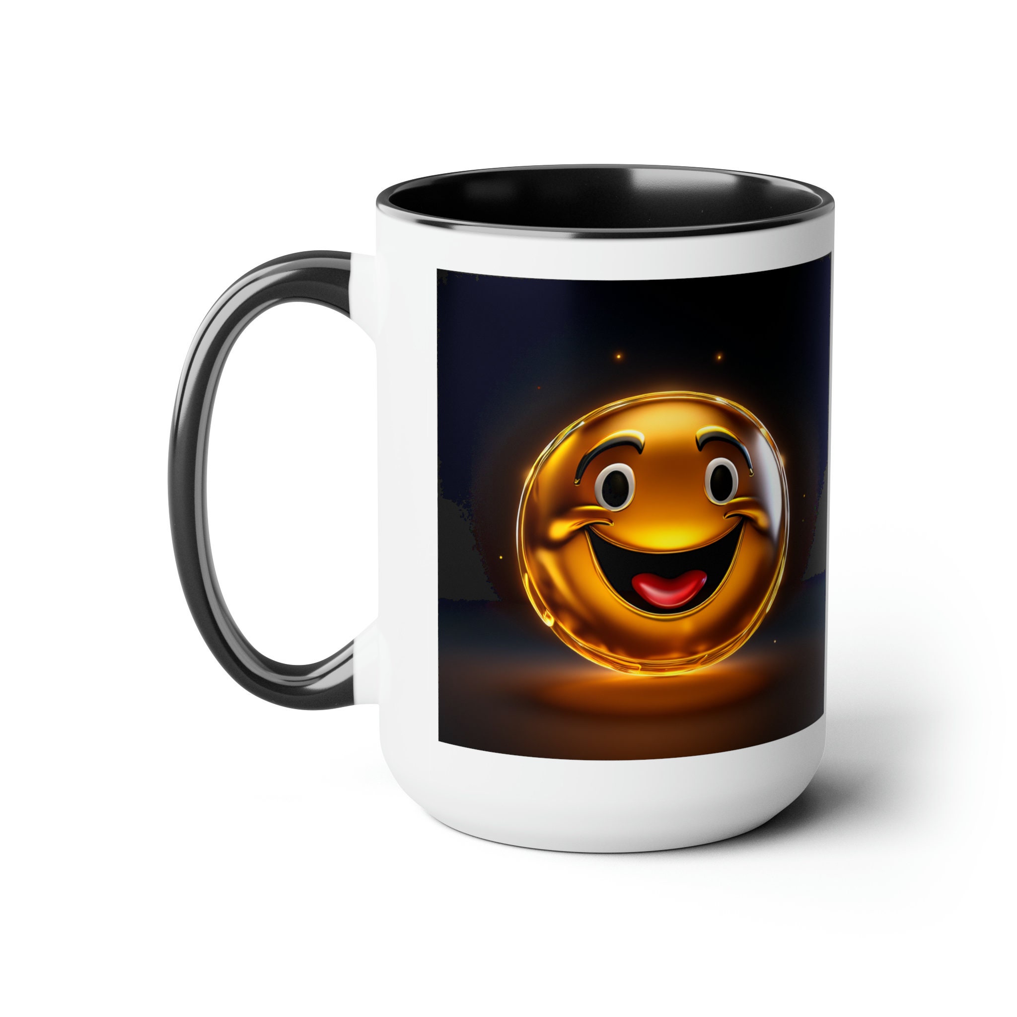 Shiny Happy Emotions Two-tone Coffee Tea Mugs, 15oz - Etsy