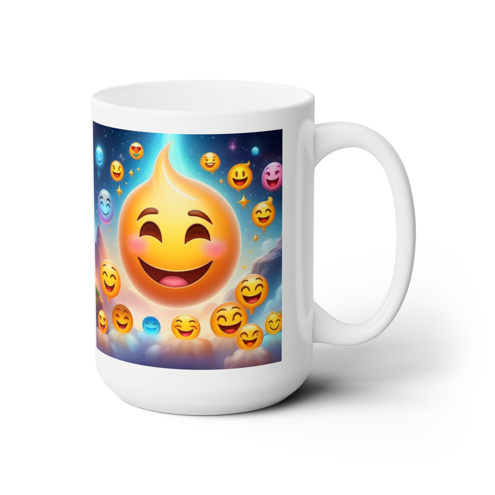 Giant Smiling Raindrop Emotions Ceramic Coffee Tea Mug 15oz - Etsy