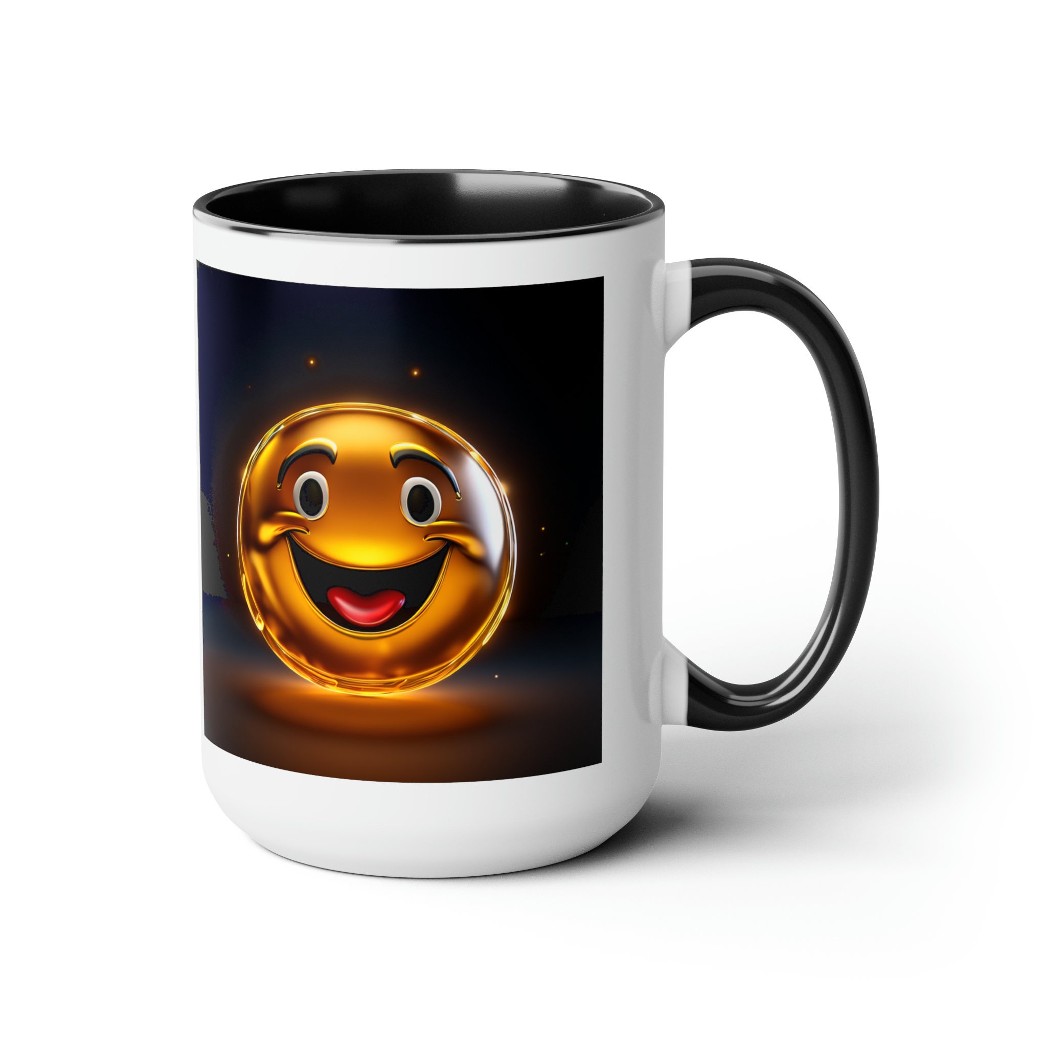 Shiny Happy Emotions Two-tone Coffee Tea Mugs, 15oz - Etsy