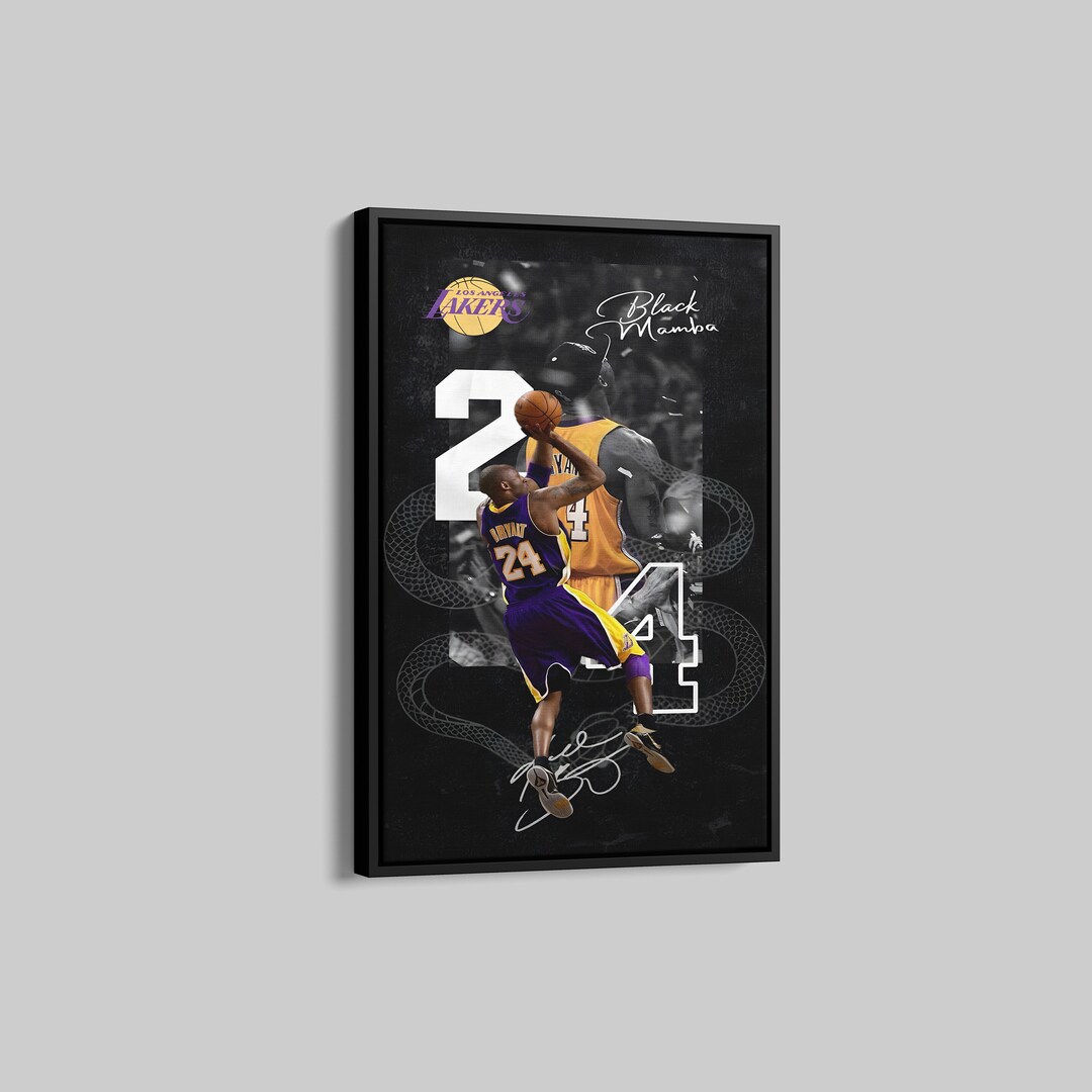 Kobe Bryant Poster, Kobe Bryant Print, Kobe Bryant Wall Art, Basketball ...