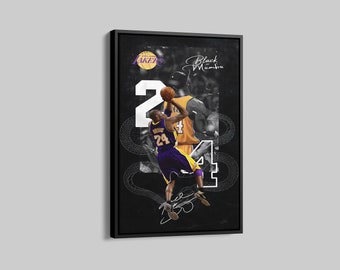 Kobe Bryant Poster, Kobe Bryant Print, Kobe Bryant Wall Art, Basketball ...