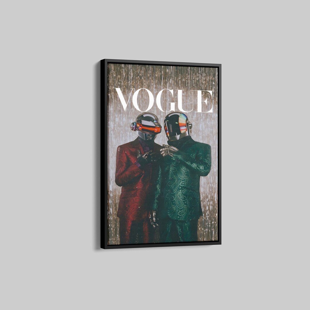 Daft Punk VOGUE Poster / EDM Poster / EDM Music Poster / Daft Punk ...