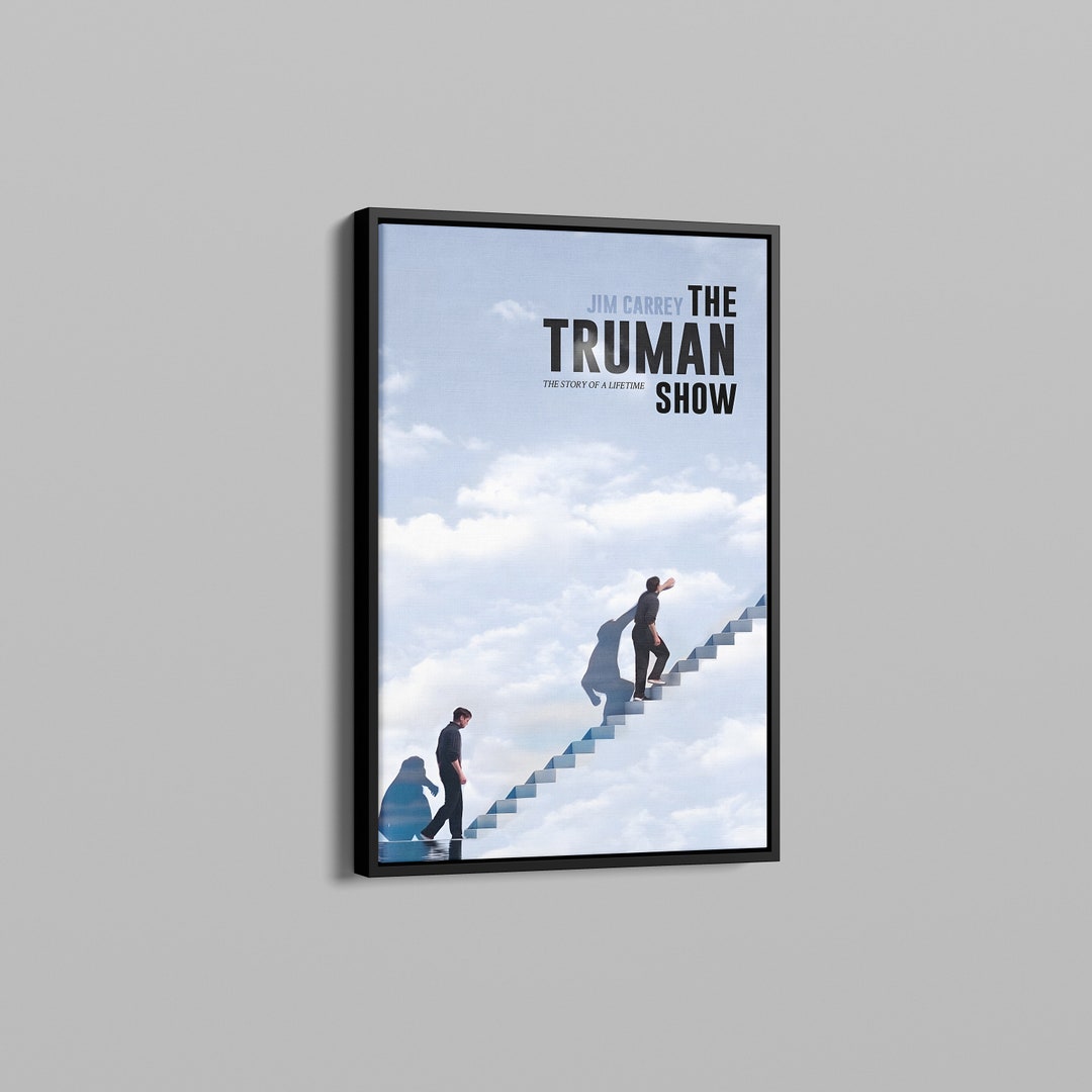 The Truman Show Poster,truman Show Canvas Print,vintage Movie Poster ...