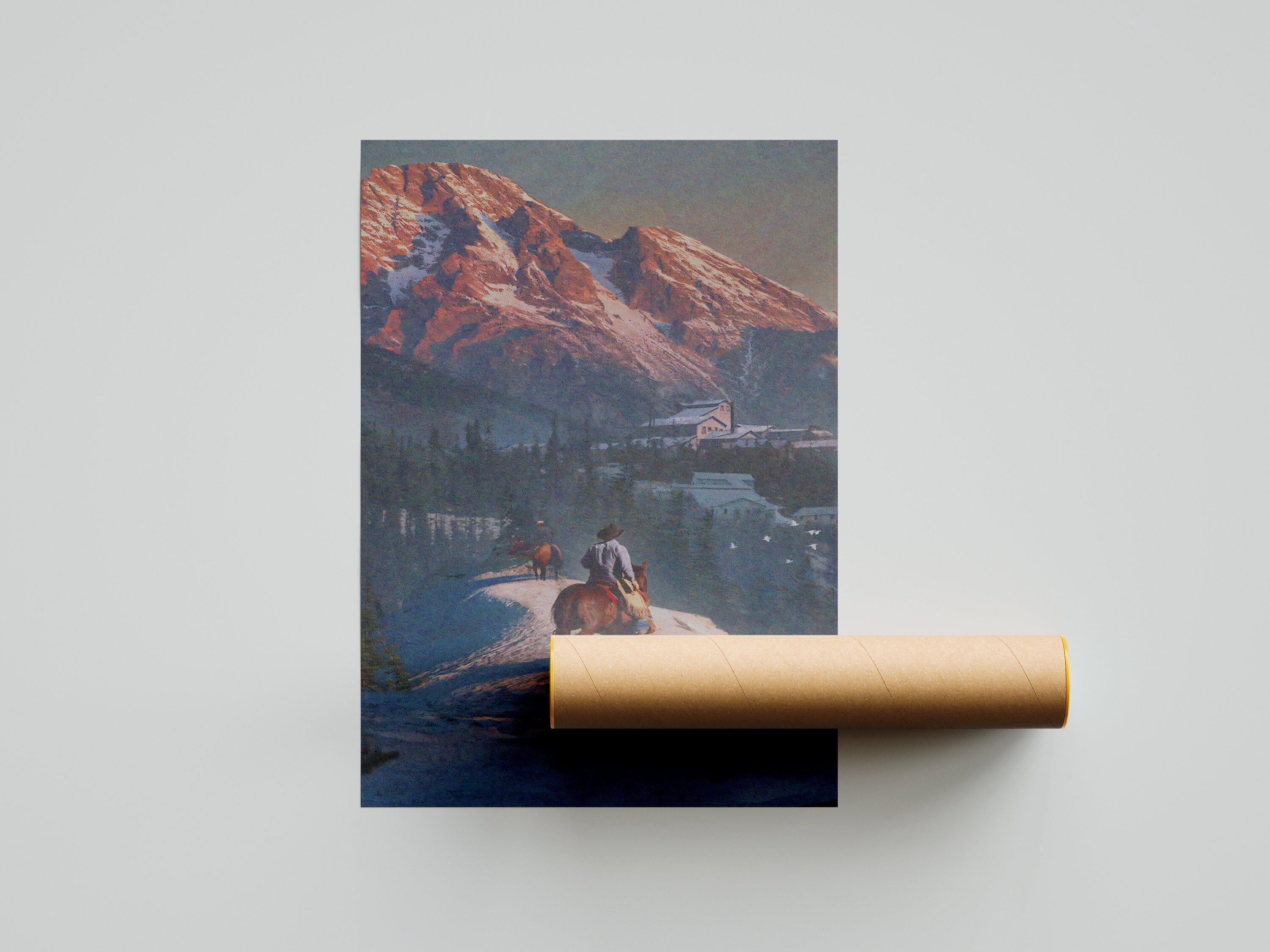 Arthur Morgan, Red Dead, Mountain, Wild West, Sunset Painting Scene ...