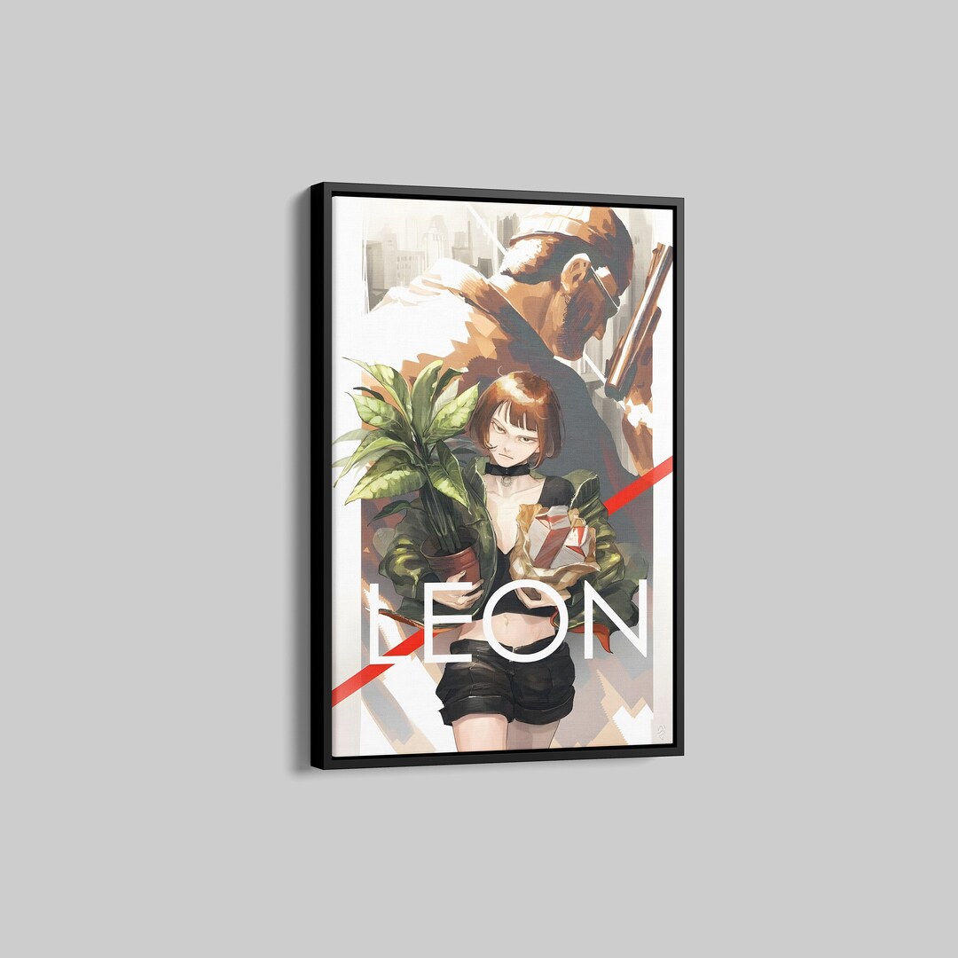 Leon the Professional Poster,character Poster,leon Movie Canvas, Leon Print, Movie Posters ...