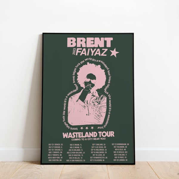 Brent Faiyaz Poster - Etsy UK