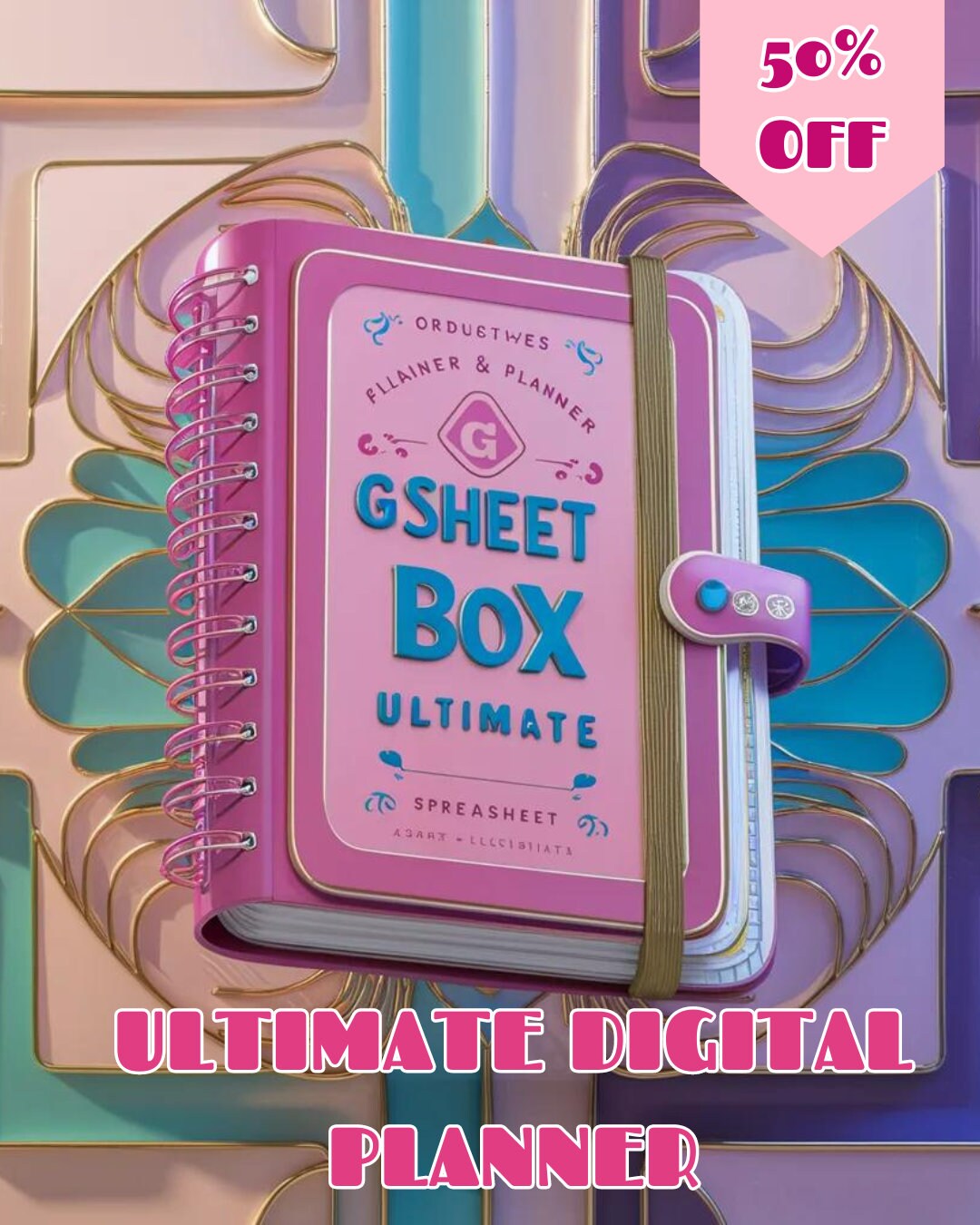 Ultimate Digital Planner: Google Sheets Template (SVG PDF) - Etsy