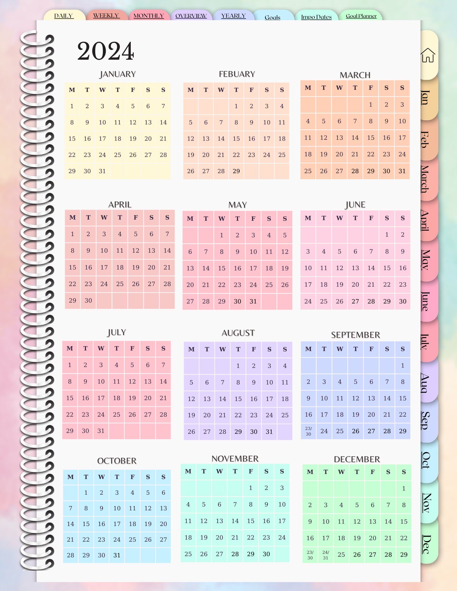 Life Planner 2024 - Etsy