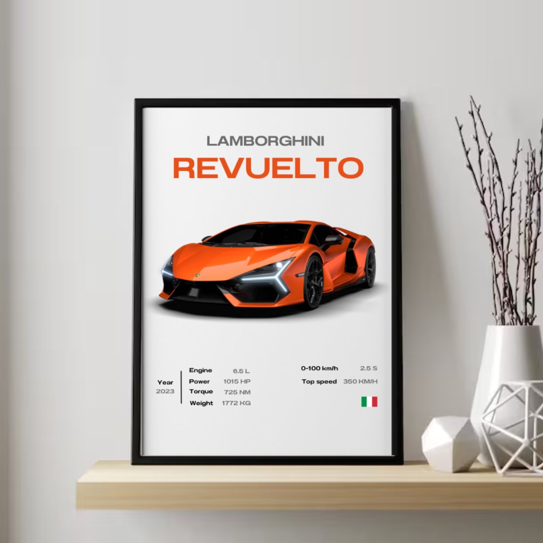 Lamborghini Revuelto Poster - Etsy