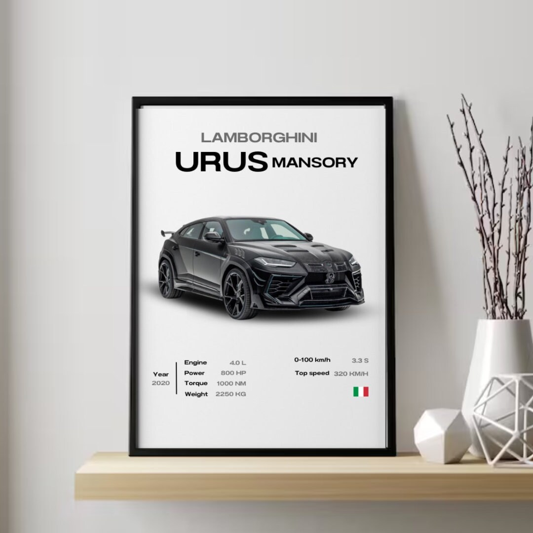 Lamborghini Urus Mansory Poster - Etsy
