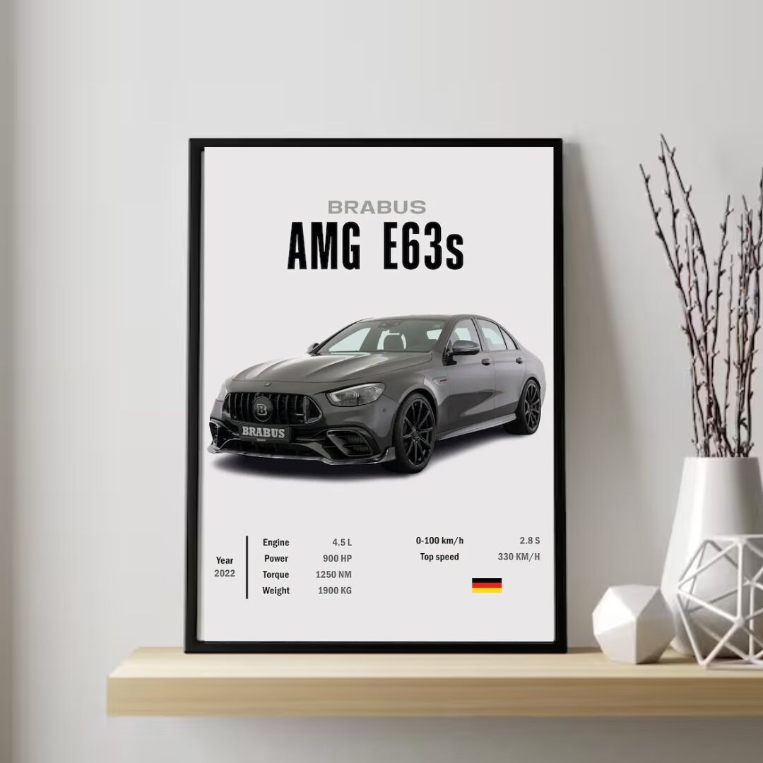 BRABUS AMG E63S Poster - Etsy