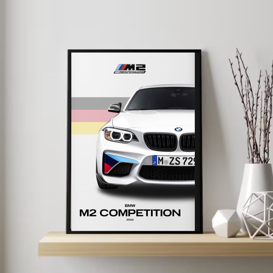 BMW M2 COMPETITION Poster - Etsy
