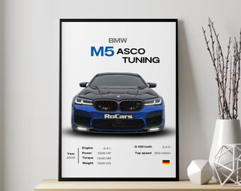 BMW M5 Poster - Etsy