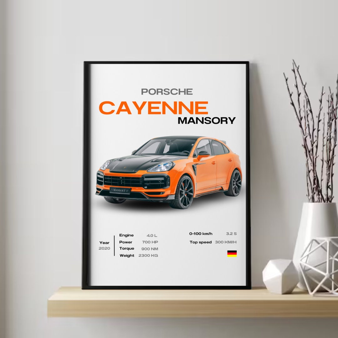 Poster Porsche Cayenne Mansory - Etsy