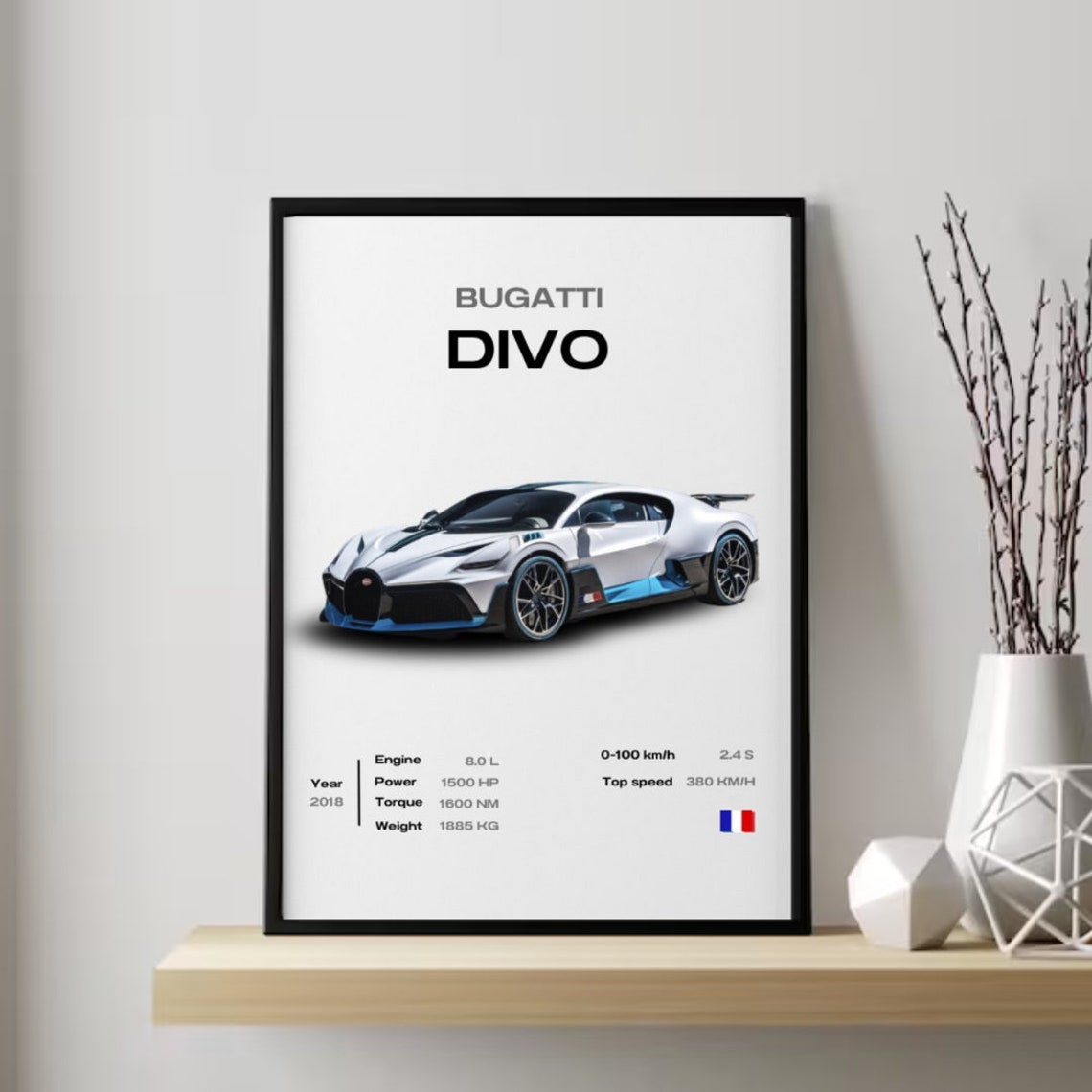 BUGATTI DIVO Poster - Etsy
