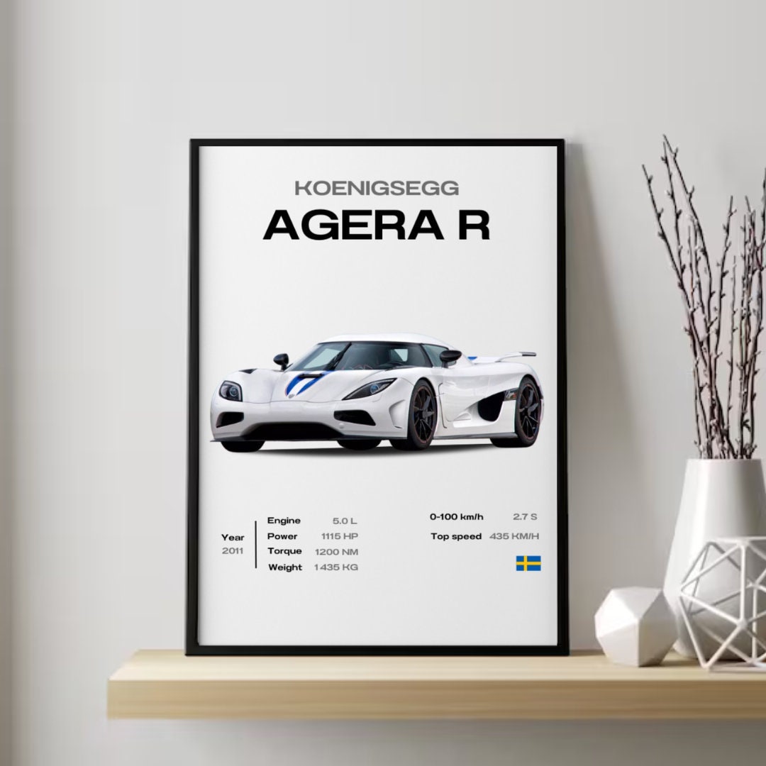 Koenigsegg Agera R Poster - Etsy