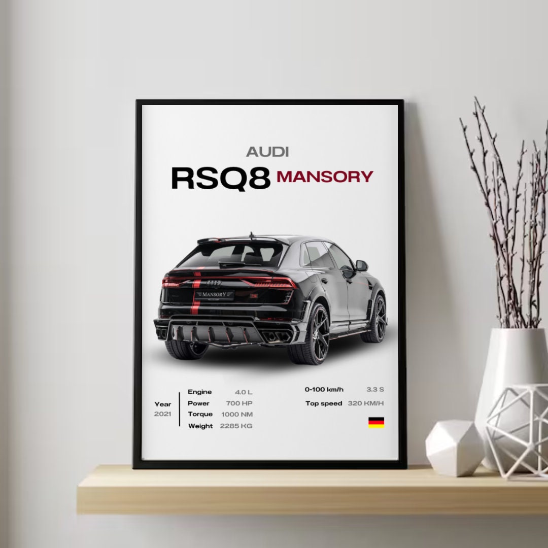 Audi RSQ8 MANSORY Poster - Etsy