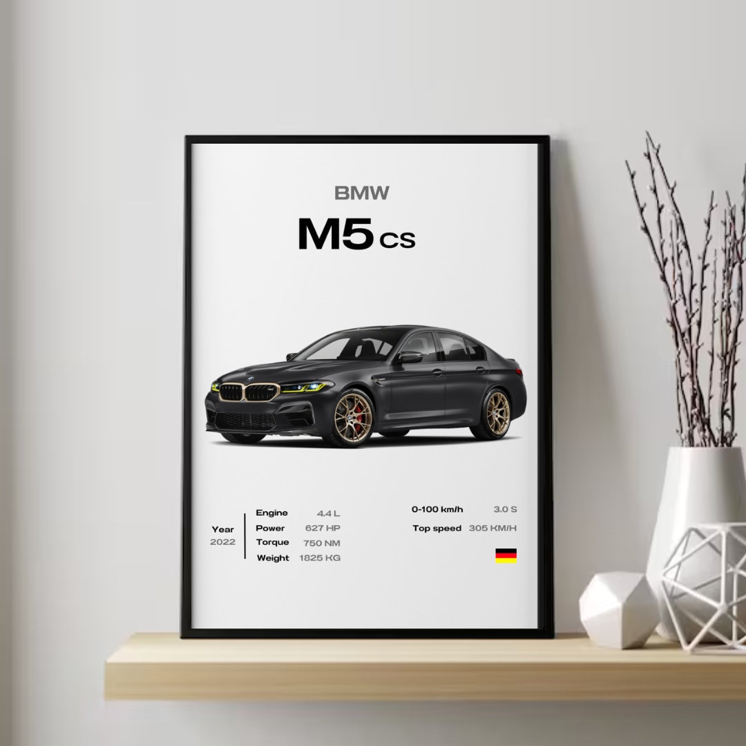 BMW M5 Poster - Etsy