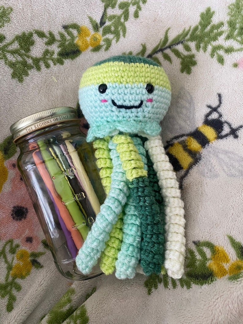 Sensory Jellyfish Crochet Stuffie MYSTERY COLOR - Etsy