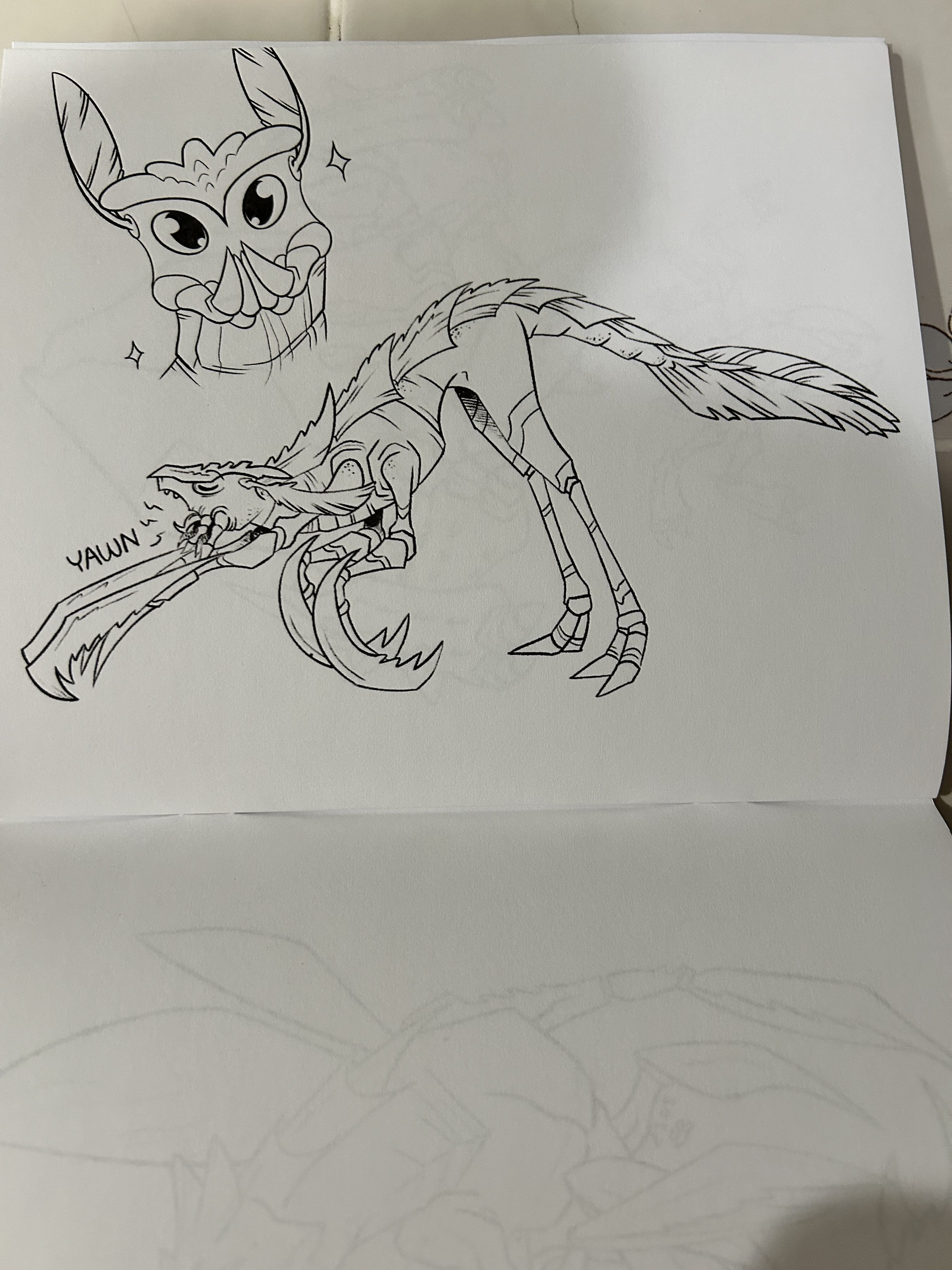 Coloring Book - Chitinous Creatures and Other Fantastical Fiends - Etsy