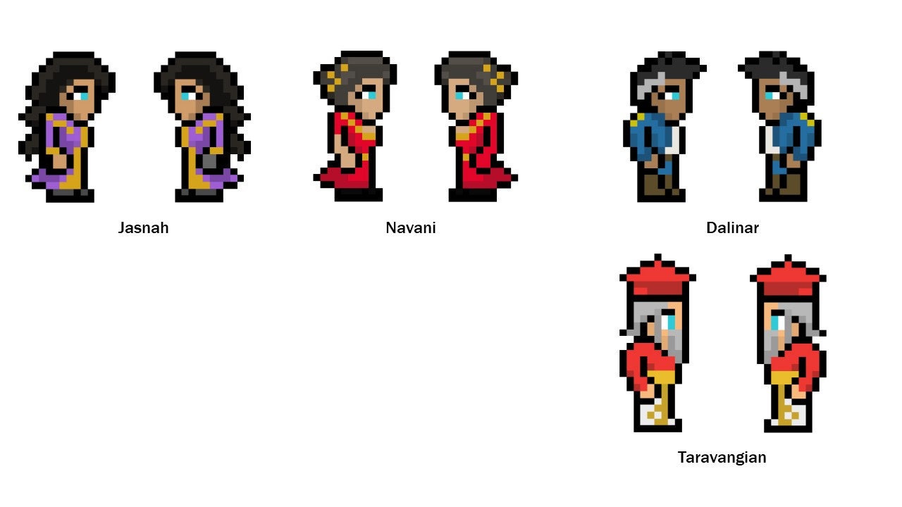 Pixel People One Character Sticker Set - Etsy