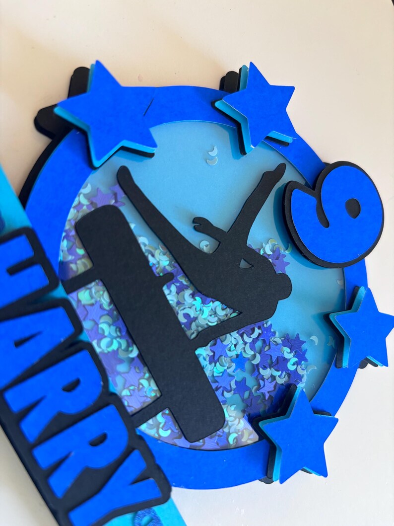 Male Gymnastic Cake Topper - Etsy