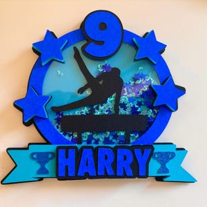 Male Gymnastic Cake Topper - Etsy