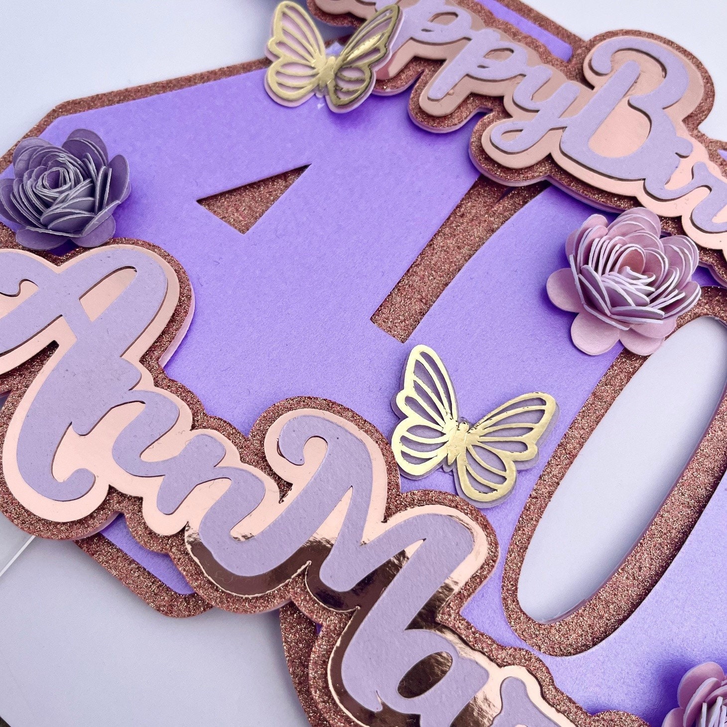 Personalised Cake Topper - Etsy