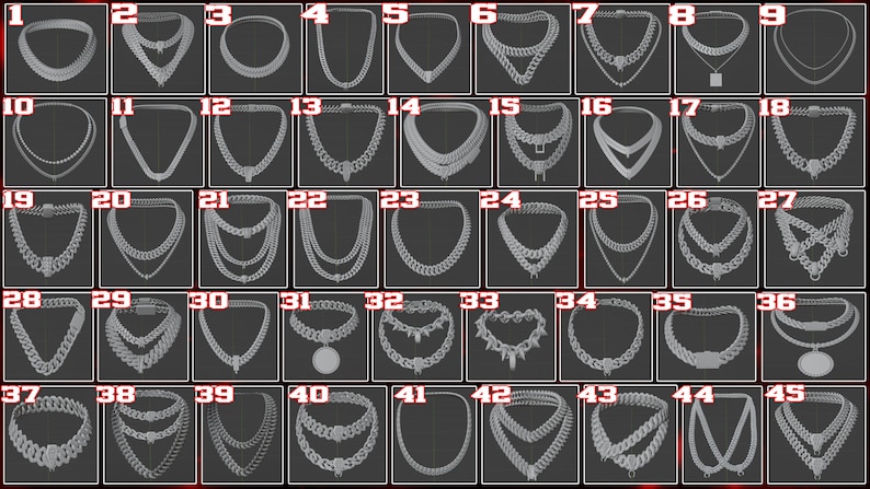 59 Rare Chain Models Fivem Grand Theft Auto 5 Low Poly Textures ...