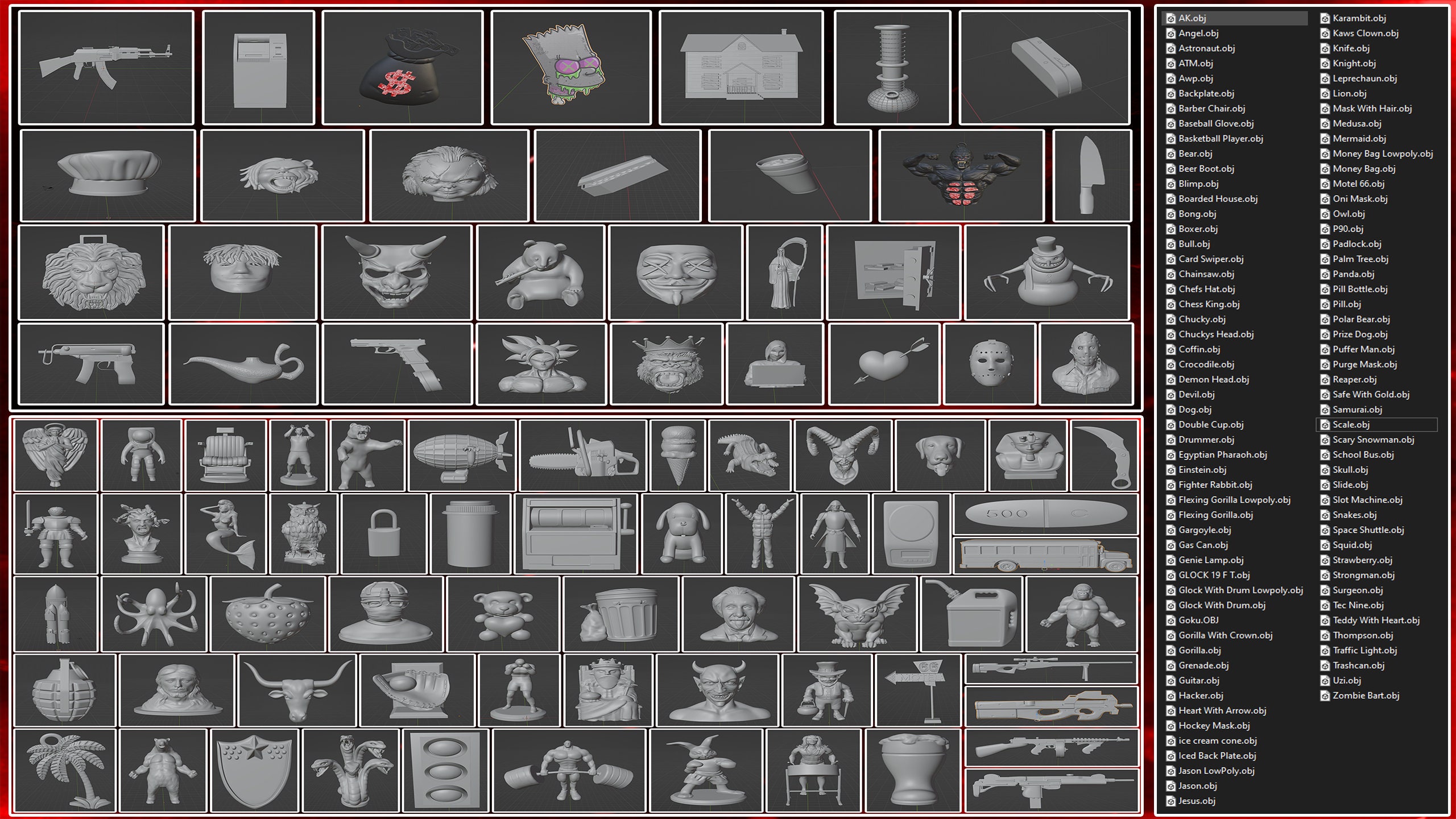 Ultimate Chain Tutorial Fivem 100 Pendants 59 Chain Models Grillz Model ...