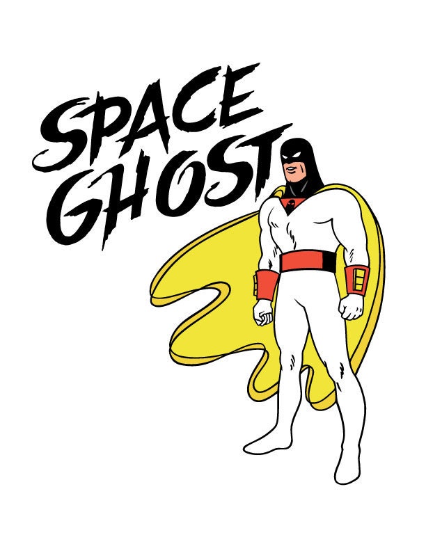 Space Ghost Logo T-shirt Design | Instant Download | Svg, Eps - Etsy
