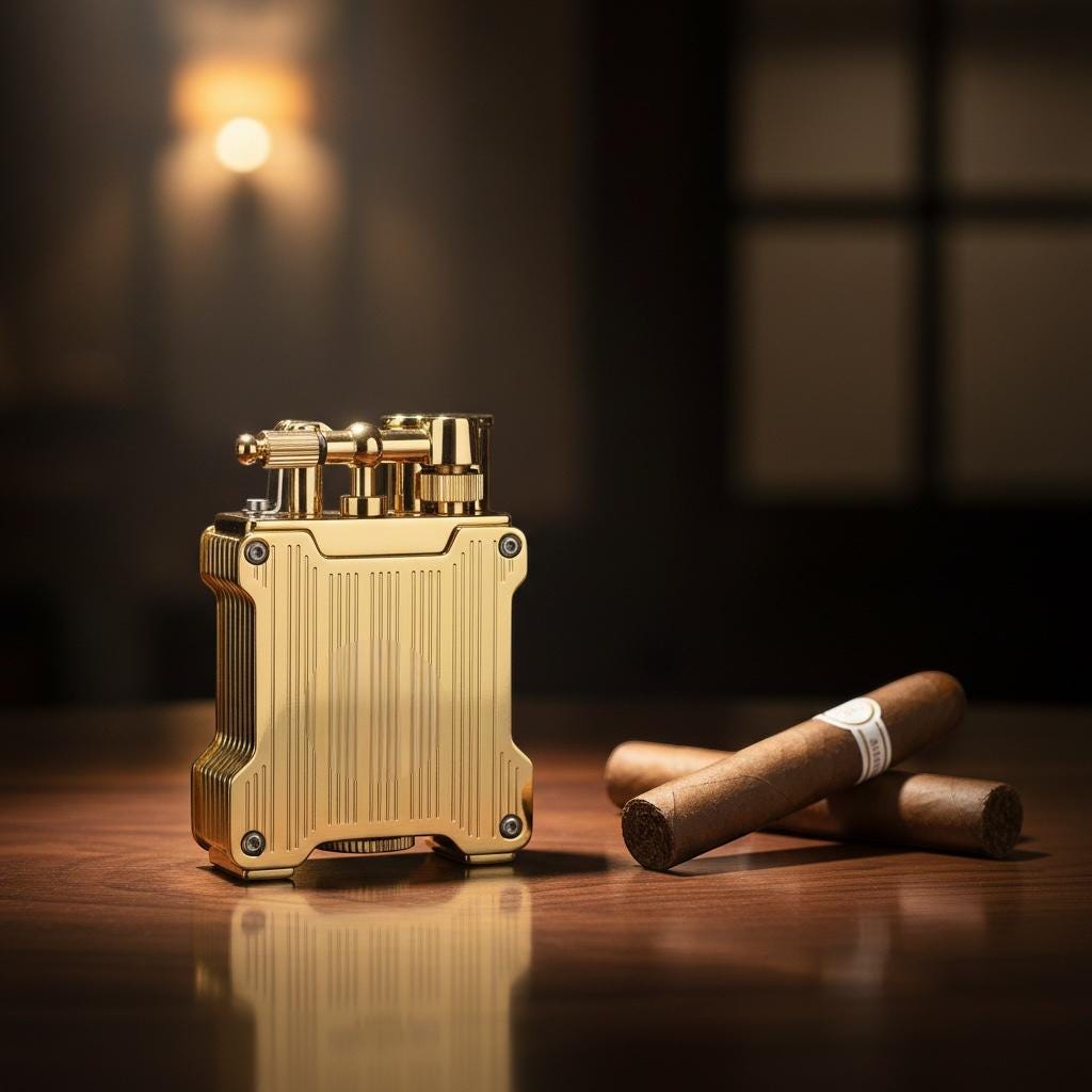 Personalized Cigar Torch Lighter– Modern Design, Groomsmen Gift, Father ...