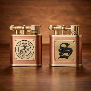 Cigar Lighter Personalized – Custom Engraved Luxury Vintage Design ...