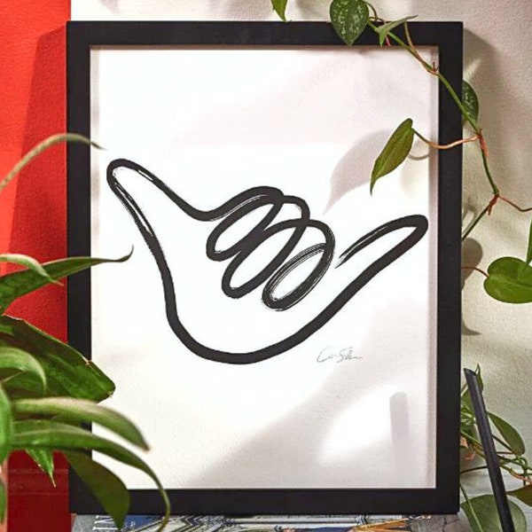Shaka Sign - Etsy
