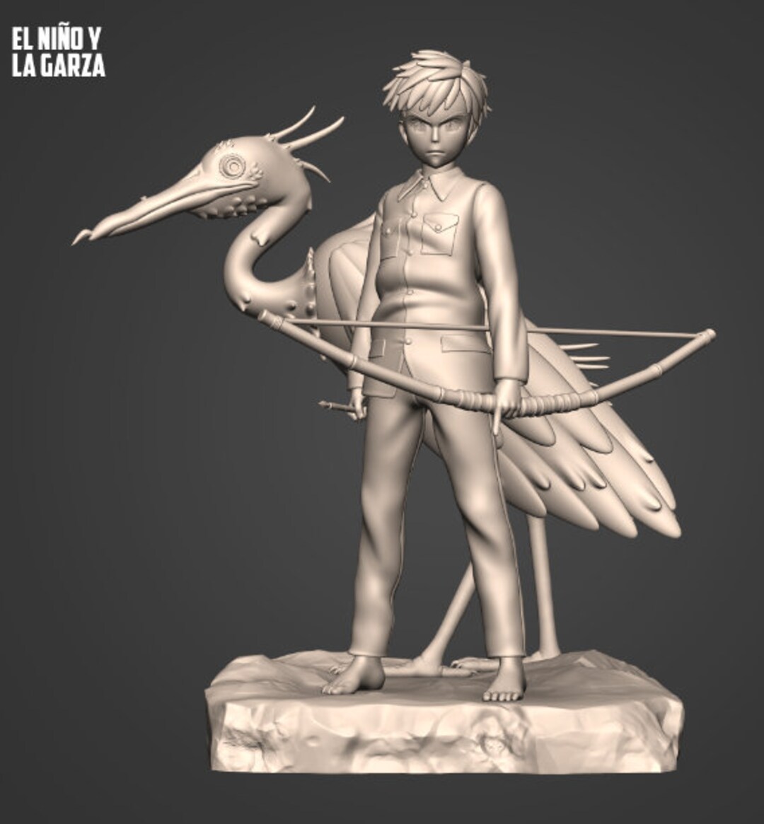 The Boy and the Heron the Boy and the Heron Stl File for 3d Printing ...