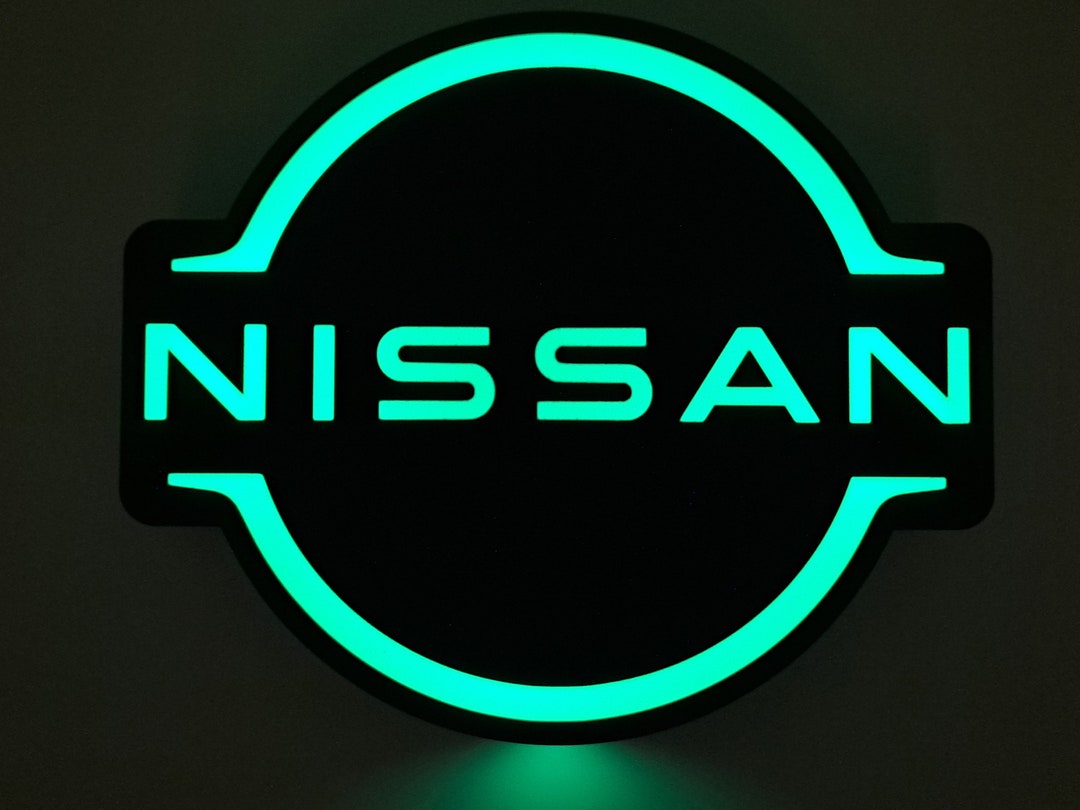Nissan Modern Lightbox LED Wall Art or Desk Light - Etsy