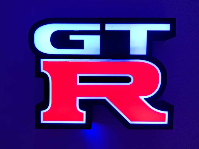 Nissan Godzilla Lightbox LED Wall Art or Desk Light - Etsy